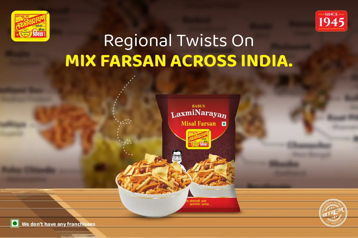 Regional Twists on Mix Farsan Across India– Babus Laxminarayan Best Chiwda
