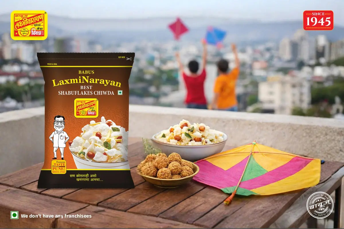 The Ultimate Sankranti Combo: Tilgul, Kite and Shabuflakes Chiwda ...